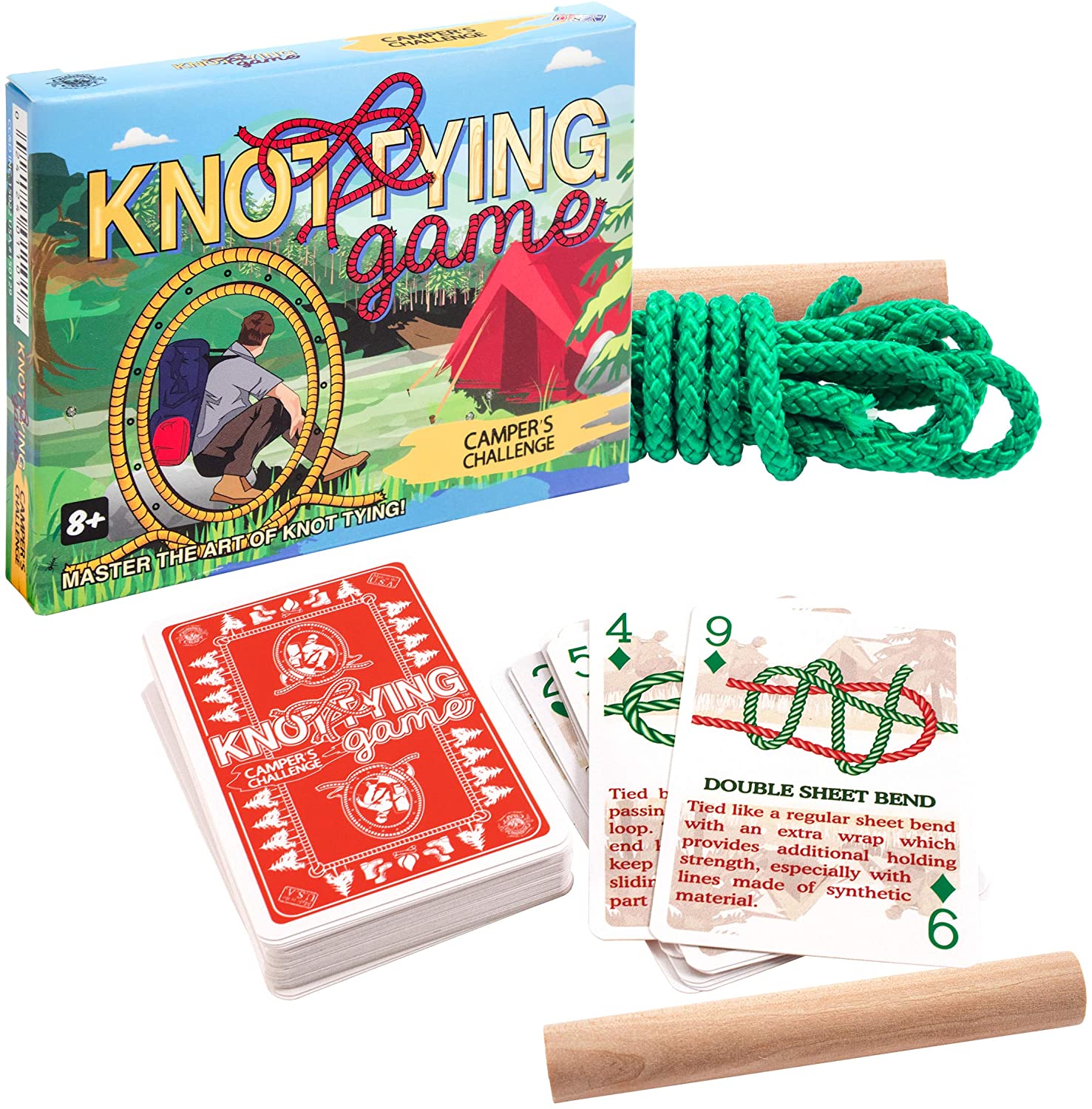 Knot Tying Game - Campers | Snow Hill Toys